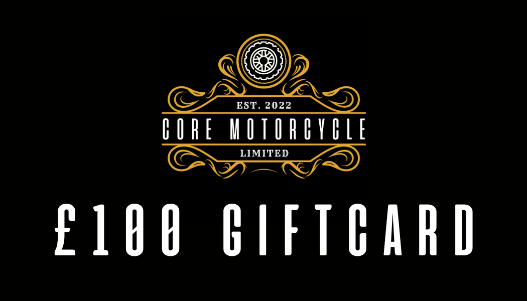 CORE motorcycle £100 GIFT CARD – CORE motorcycle Ltd